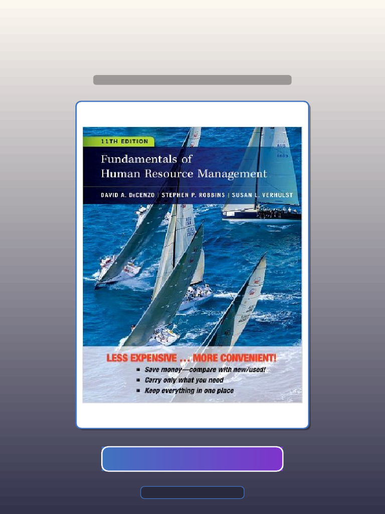 Fundamentals of Human Resource Management 11th Edition David DeCenzo | PDF | Employment | Human ...