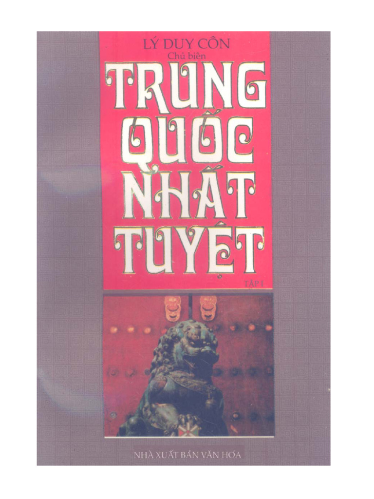 Book - 67c2etrung Quoc Nhat Tuyet - T.01 - Ly Duy Con-1997 | PDF