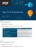 IPv6 Addressing Module Overview | PDF | I Pv6 | Ip Address