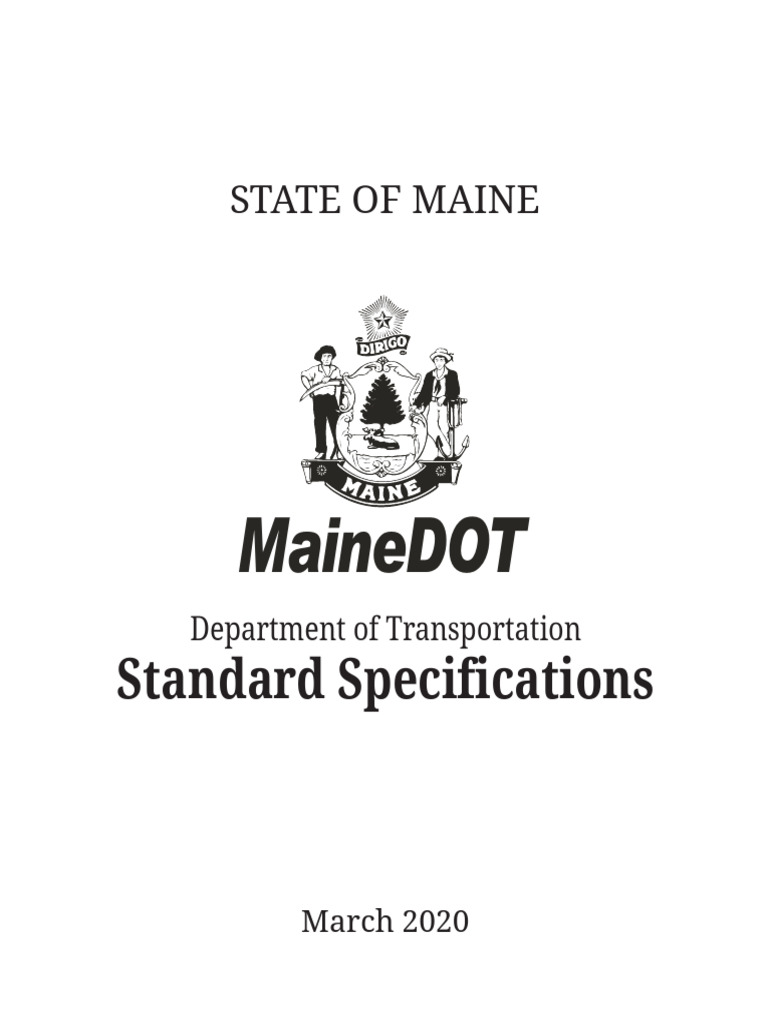 2020 Standard Specification | PDF | Road Surface | Surety