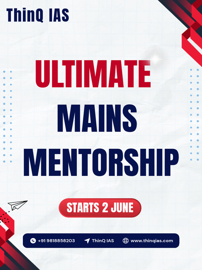 Ultimate Mains Mentorship | PDF