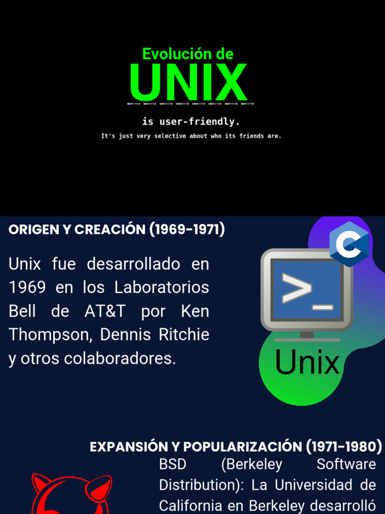 Evolucion Unix | PDF | Unix | Distribución de software de Berkeley