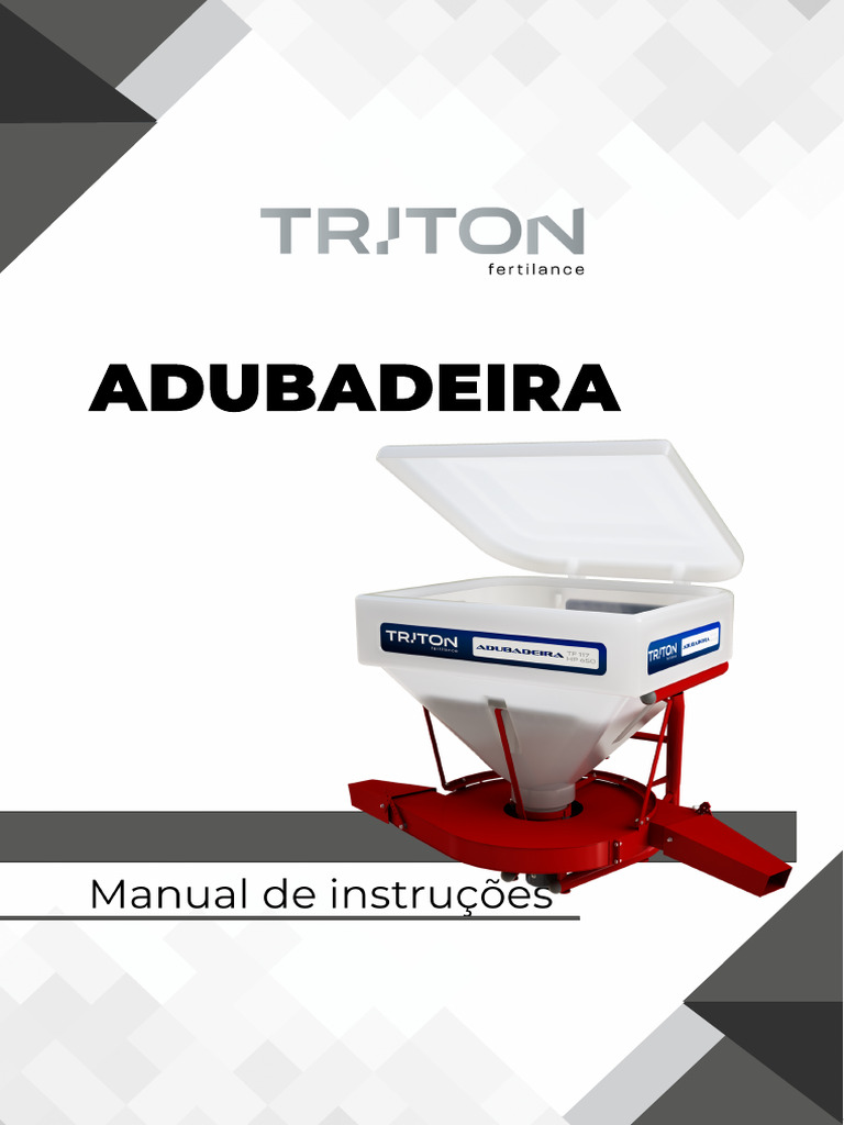 Manual da Adubadeira Triton Fertilance | PDF | Trator