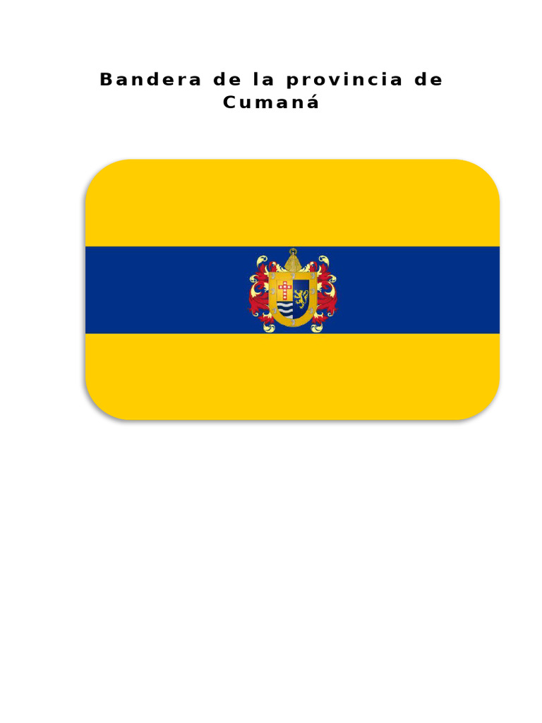 Bandera de La Provincia de Cumaná | PDF