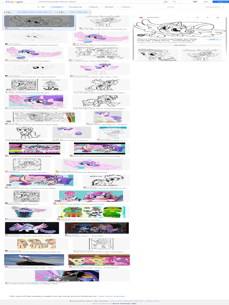 Flurry Heart Coloring Pages for Kids | PDF