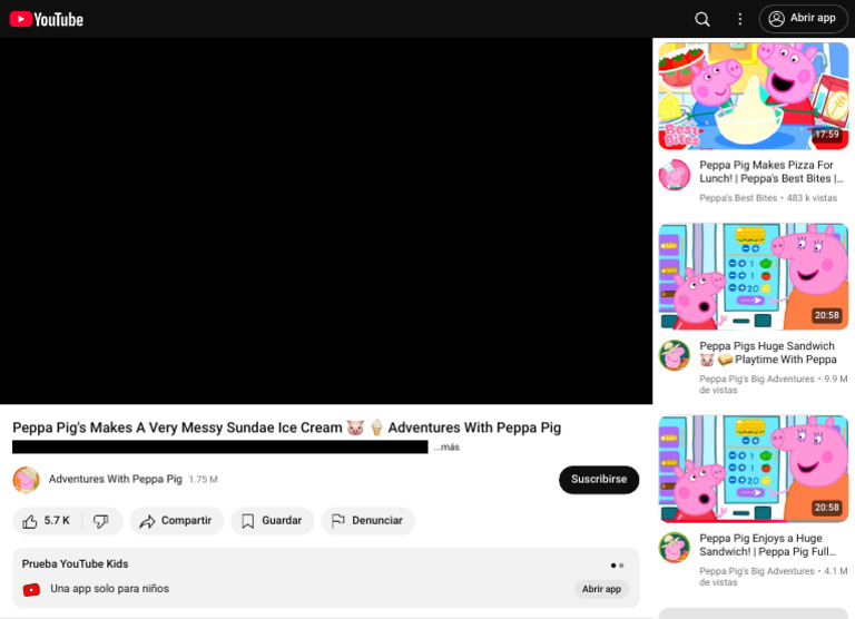 Peppa Pig's Makes A Very Messy Sundae Ice Cream ? ? Adventures With ...