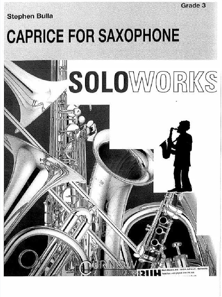 Capriccio For Saxophone Bulla | PDF
