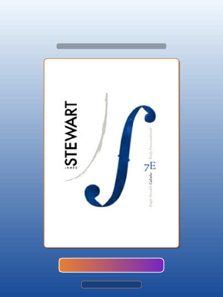 Single Variable Calculus Early Transcendentals 7th Edition | PDF ...