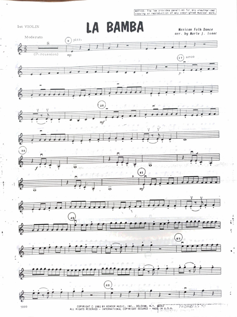 La Bamba Orquesta | PDF