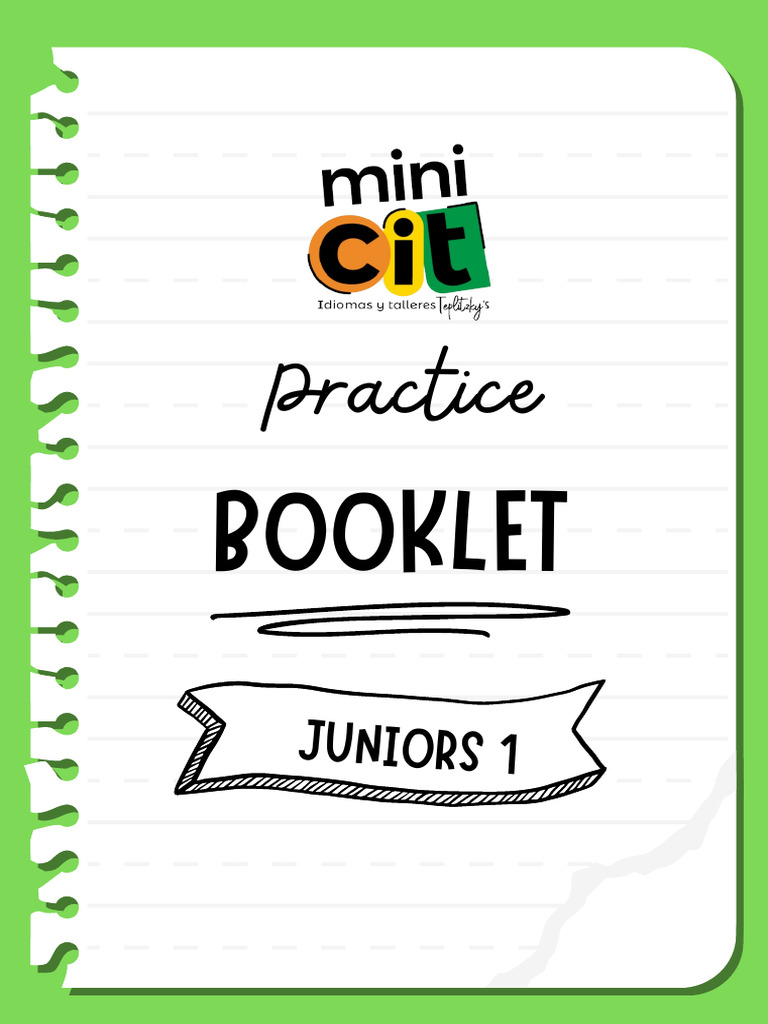 Practice Booklet - JUNIORS 1 | PDF