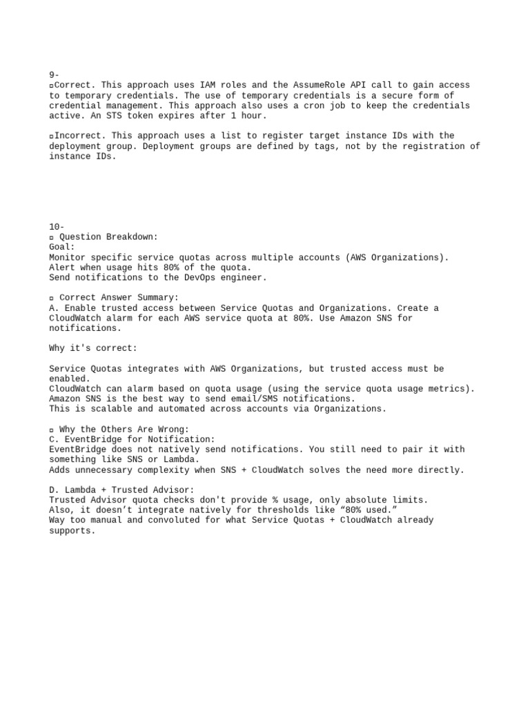 AWS Practice Questions 4 | PDF