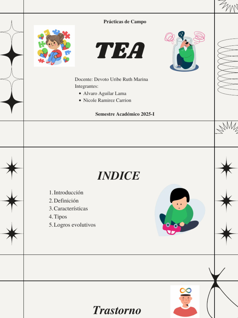 Tema 4 - Tea | PDF | Autismo | Cognición