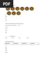 REVIEWER Grade 1 MATH Quiz Bee | PDF