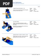Spine Conditioning Program - OrthoInfo - AAOS | PDF | Anatomical Terms ...