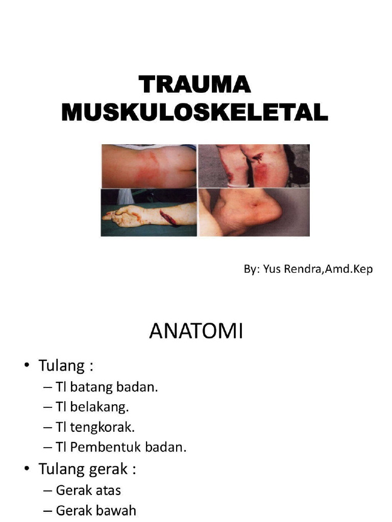Trauma Muskuloskeletal | PDF