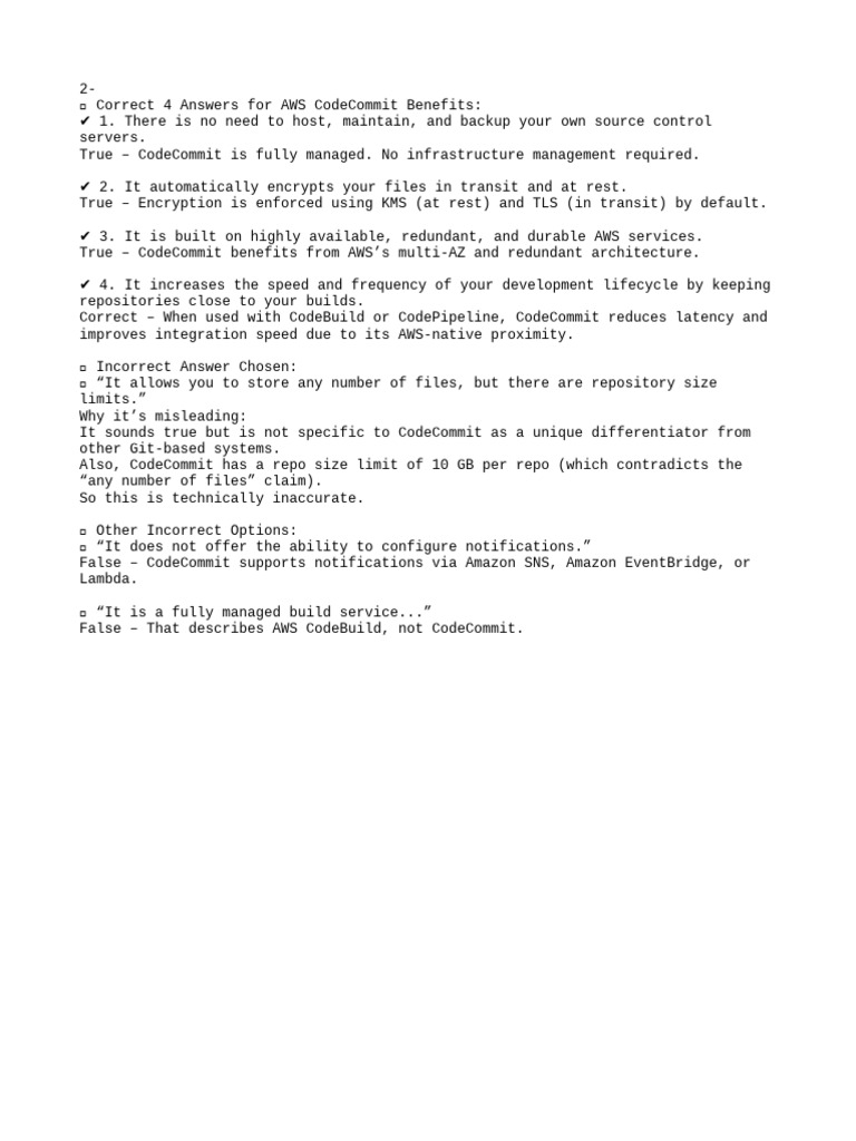 Skill Builder DevOps Questions Answers 2 | PDF