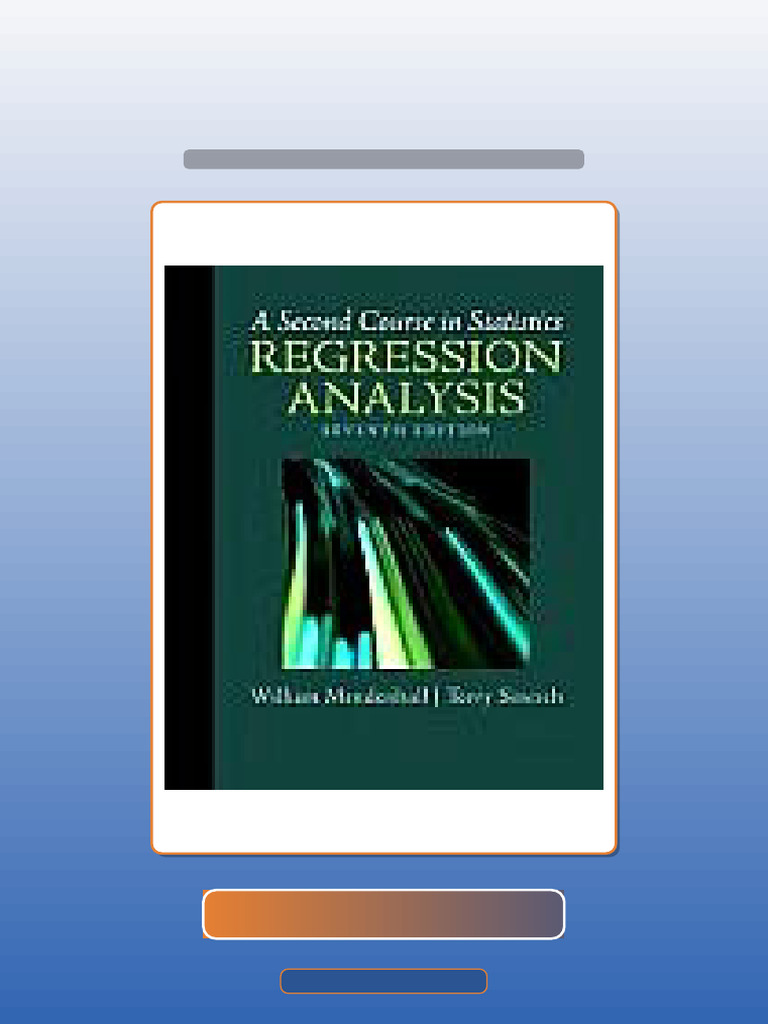 Accompany A Second Course in Statistics Regression Analysis 7th Edition 0321691695 | PDF ...
