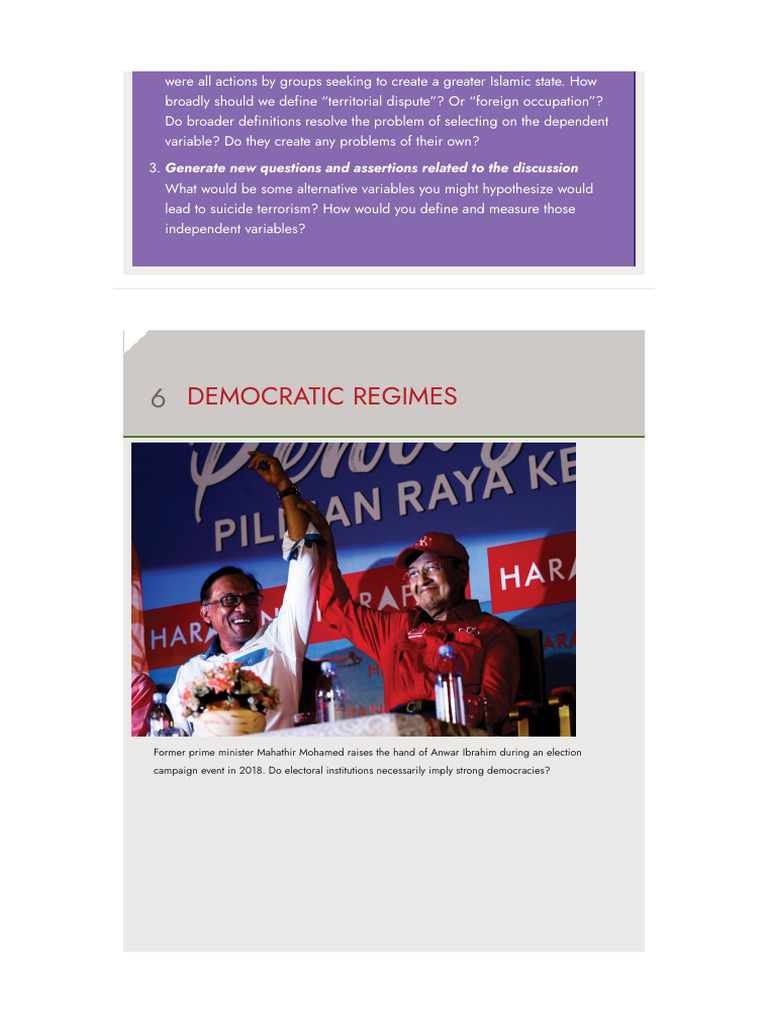 6 Democratic Regimes | PDF | Social Capital | Democratization