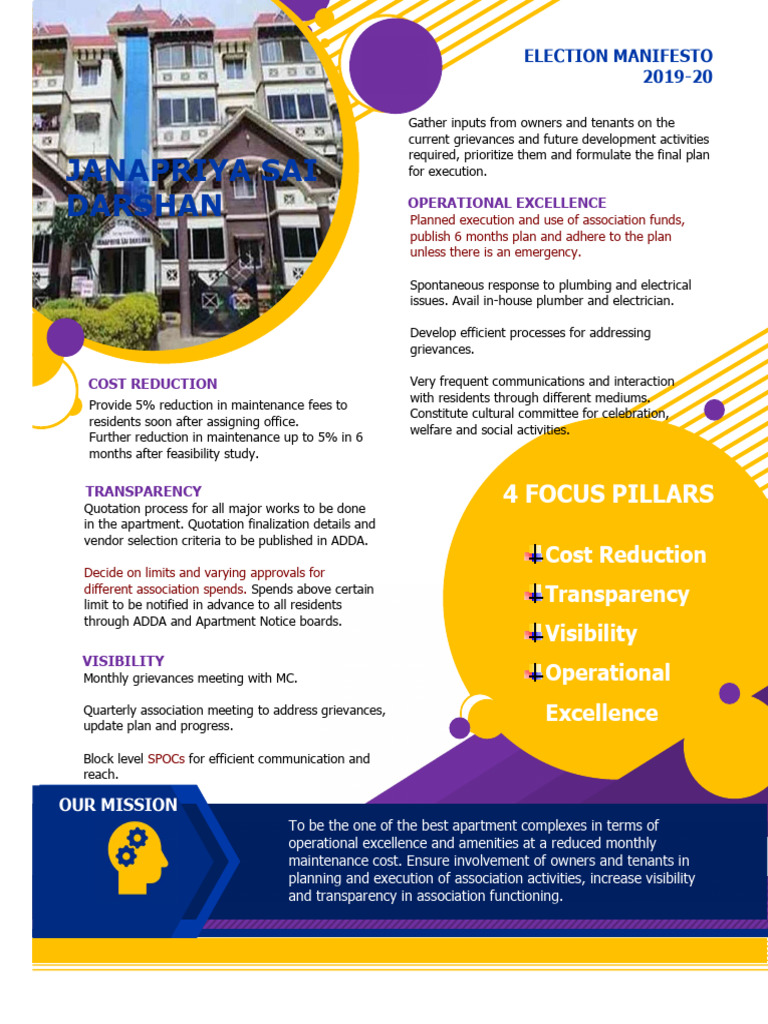 Janapriya Manifesto-ONE PAGER | PDF