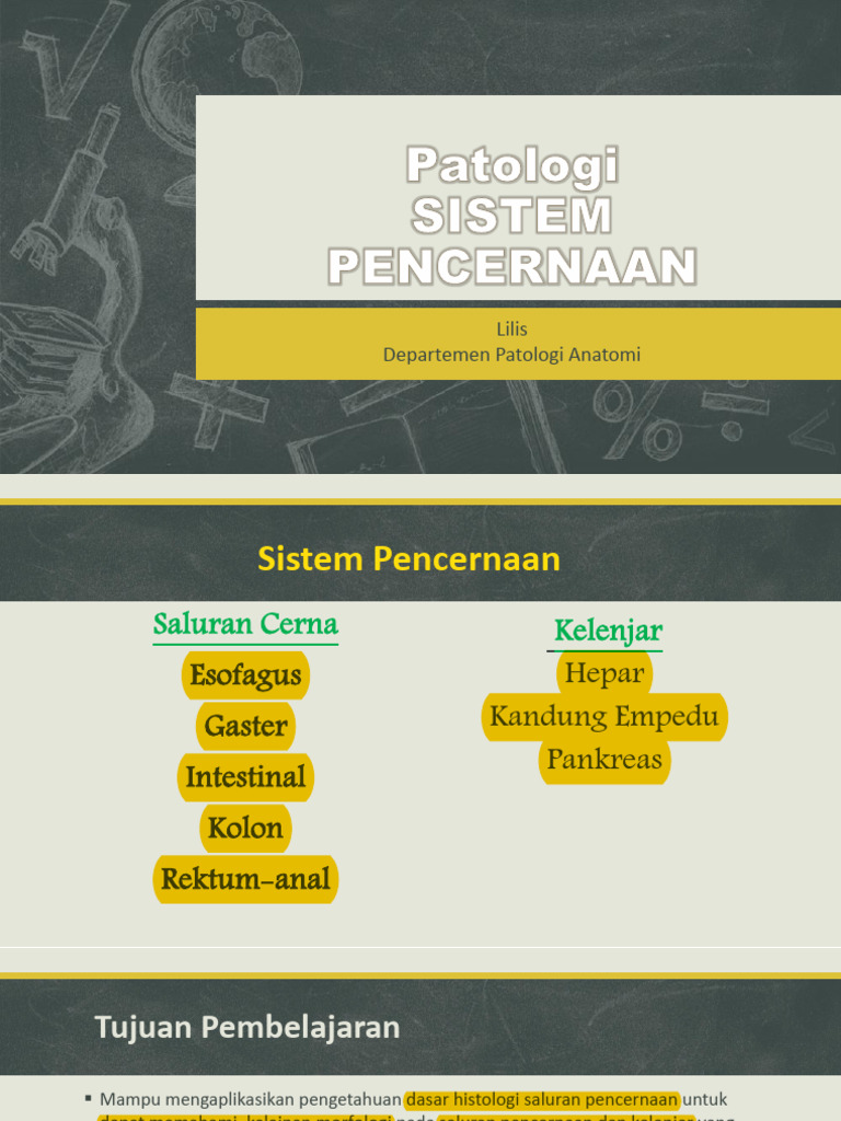 Patologi Sistem Pencernaan: Esofagus dan Gaster | PDF