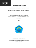 Laporan Pelaksanaan Program Pembelajaran Mendalam | PDF