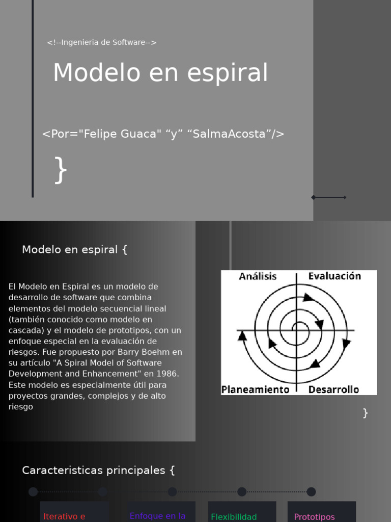Modelo en Espiral: Desarrollo de Software | PDF | Software | Ingeniería ...
