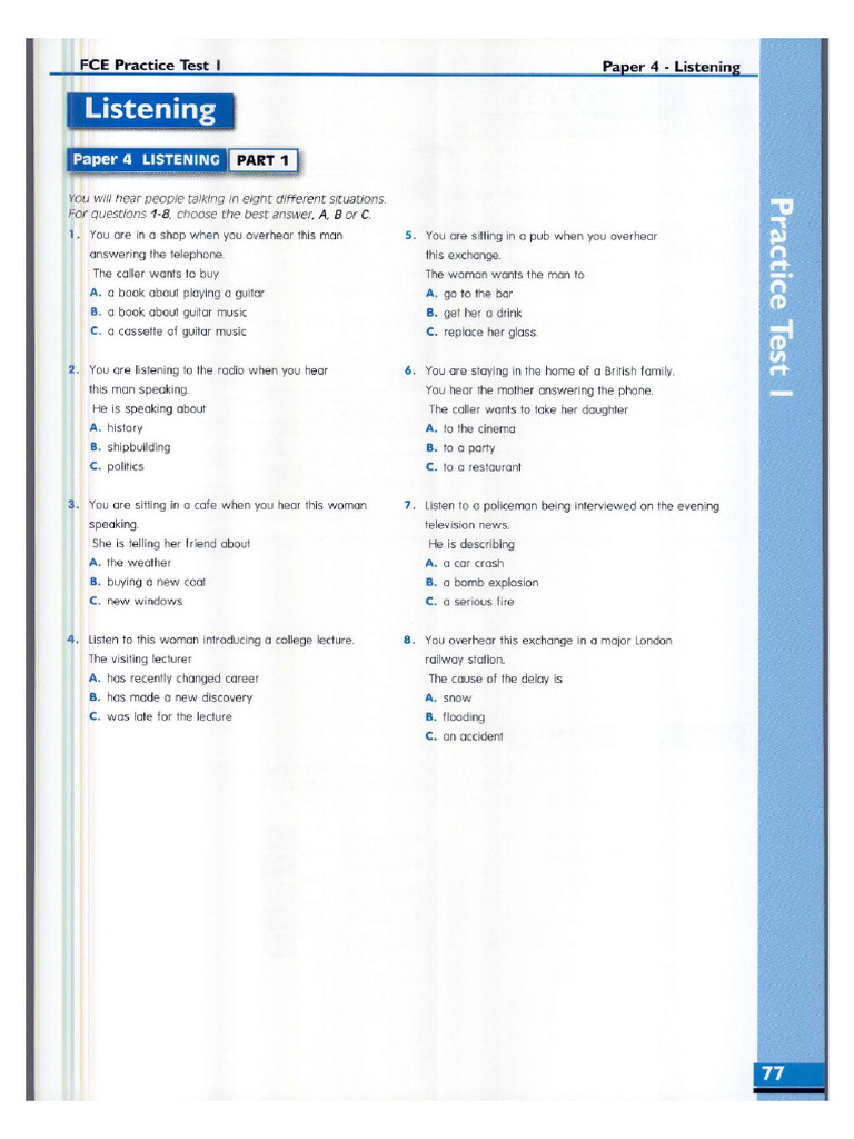 Successful FCE - 10 Practice Tests | PDF