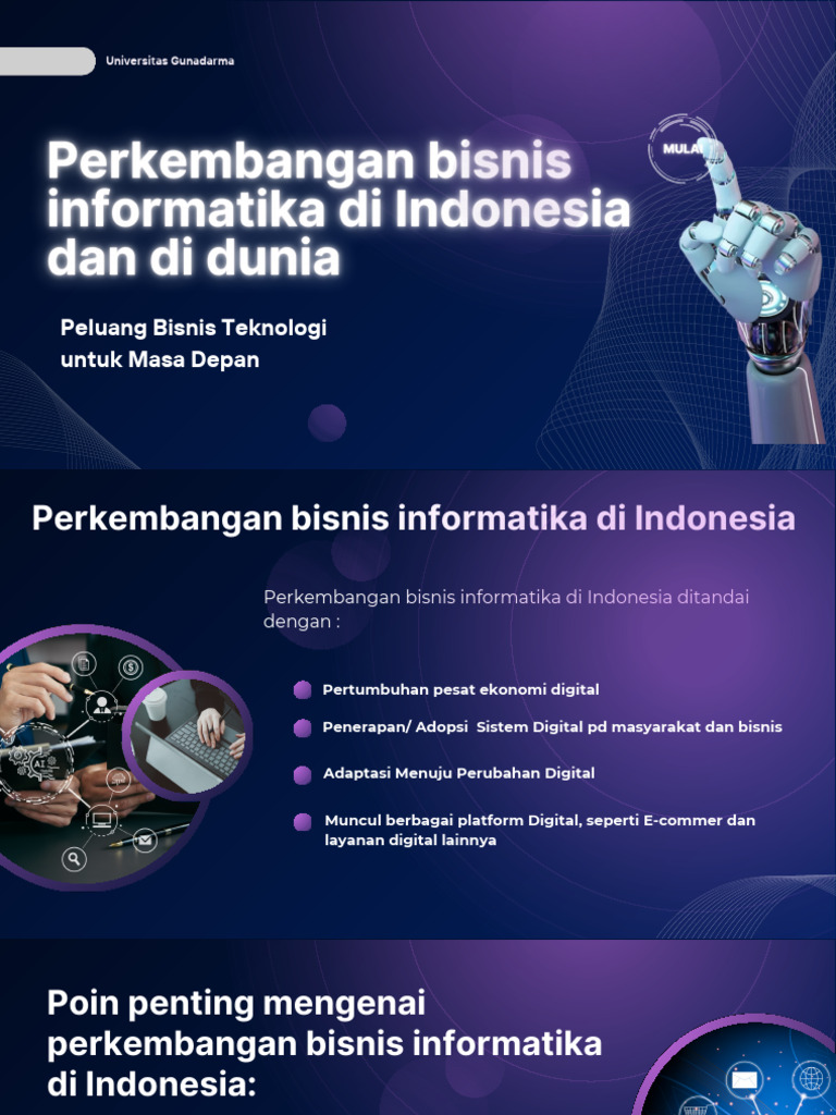 M4. Perkembangan Bisnis Informatika Di Indonesia & Dunia | PDF