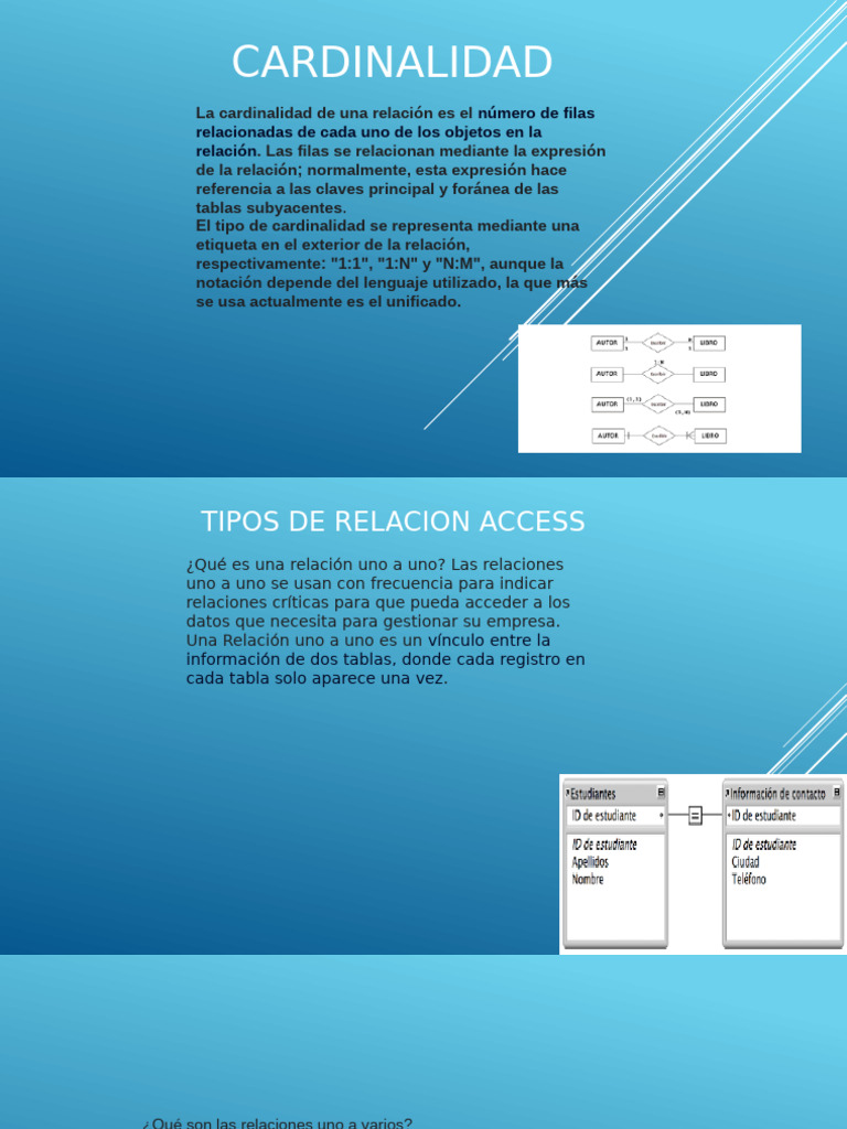 Cardinalidad de Una Relación | PDF
