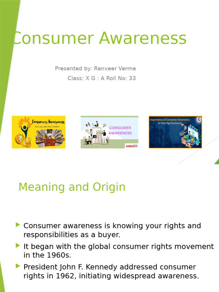 Consumer Awareness 15 Slides Styled | PDF | Consumer Protection ...