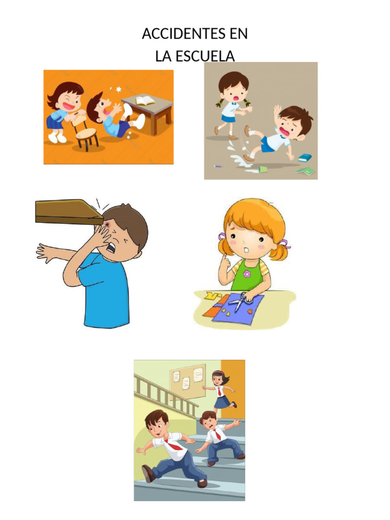 Aacidentes En La Escuela Pdf