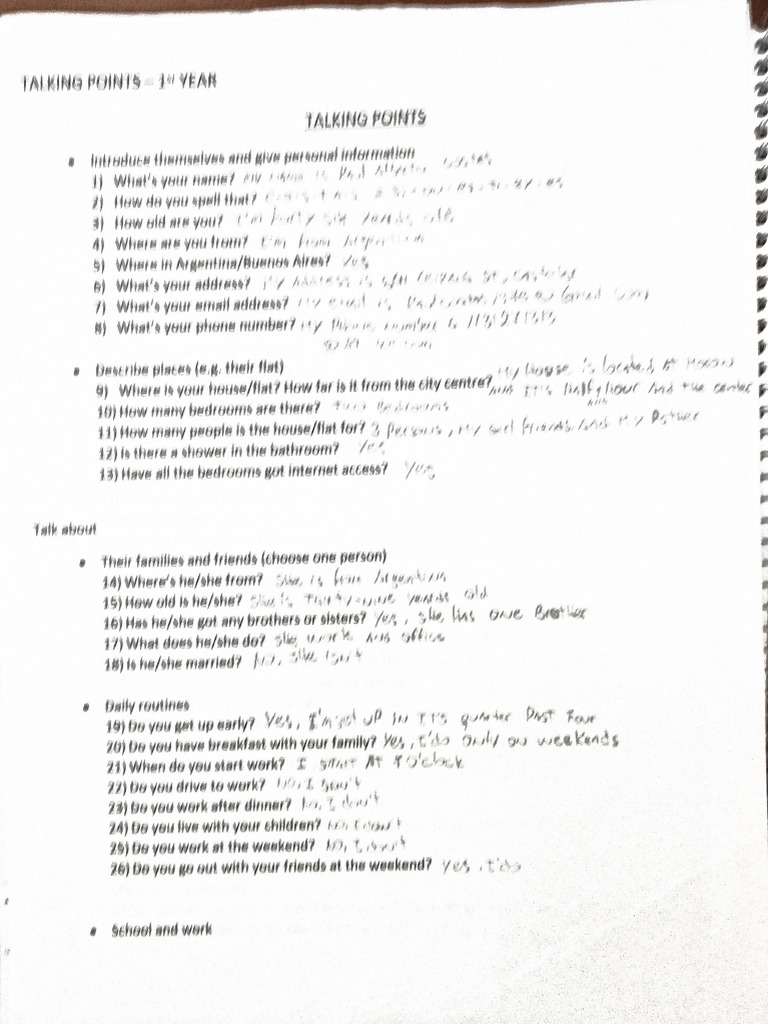 Talking Points | PDF