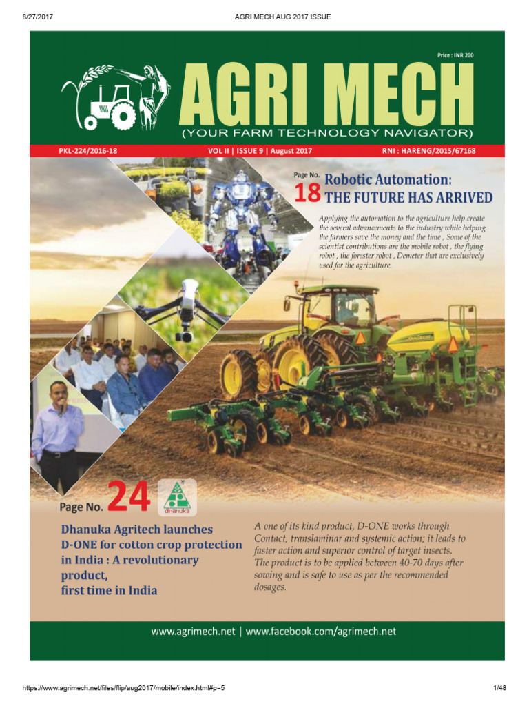 Agri Mech Aug 2017 Issue | PDF