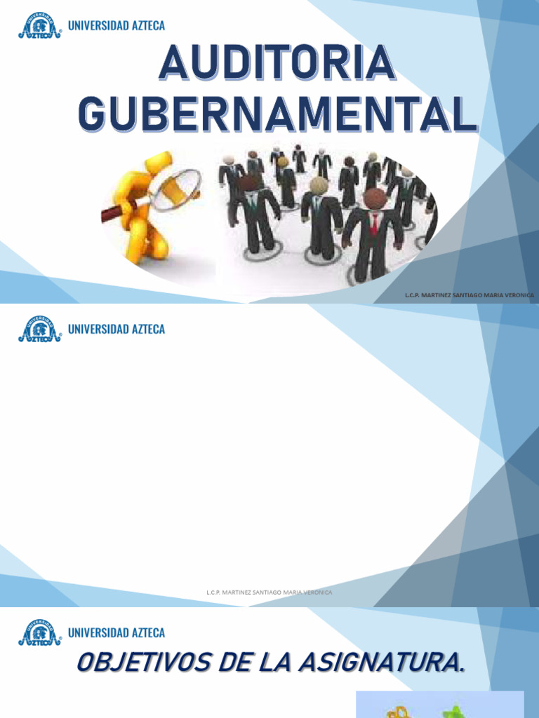 Auditoria Gubernamental | PDF | Auditoría | Contabilidad