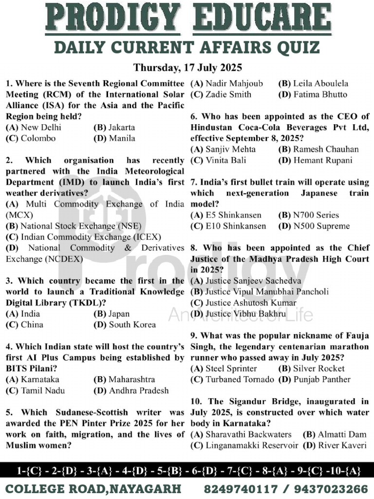 17 Jul 25 - Prodigy Educare | PDF