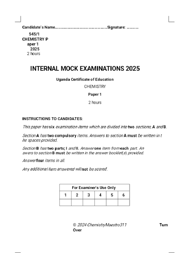 Chem Internal - Phoenix | PDF