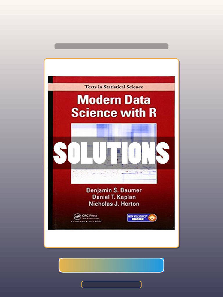 Modern Data Science With R 1st Edition Baumer | PDF | Multiple Choice ...
