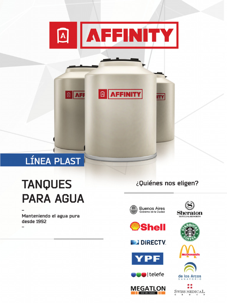 Affinity Tanques Plast Catalogo | PDF