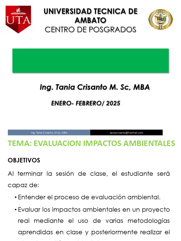 02 Metodologias Eia | PDF | Evaluación de impacto ambiental | Entorno natural