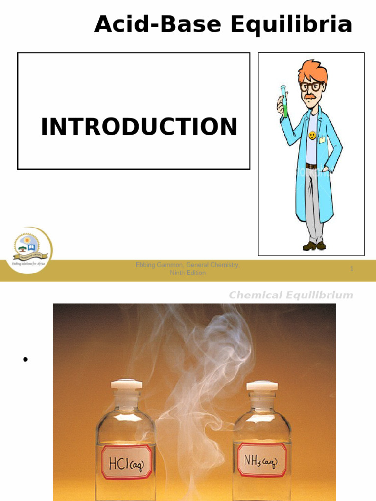 Acid-Base Equilibria and Calculations | PDF | Acid | Acid Dissociation ...