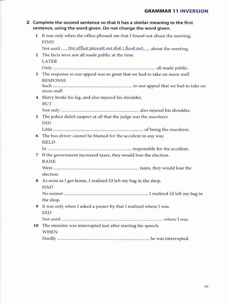 CAE Inversions - 1 | PDF