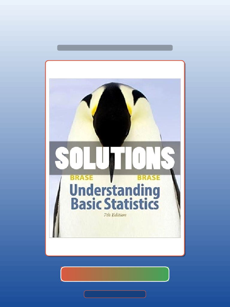 Understanding Basic Statistics 7 Ed Brase | PDF | Statistics | Science