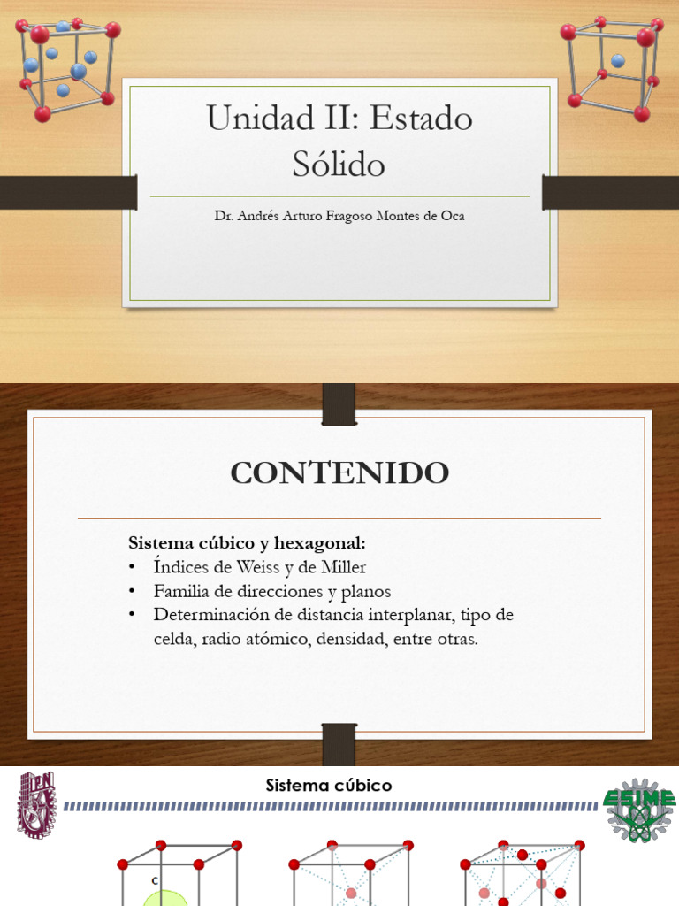 Unidad II-5. Sistema Cúbico y Hexagonal | PDF | Cristalografía | Mineralogía