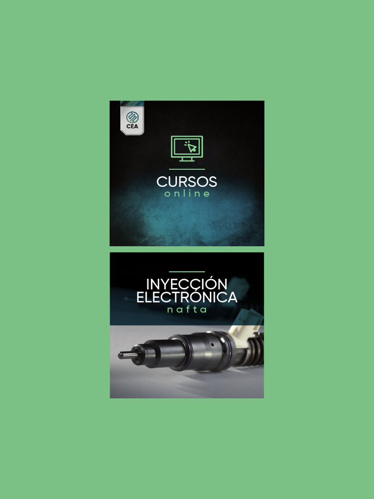 CEA Curso Inyeccion Electronica. Temario | PDF | Electrónica | Inyección de combustible