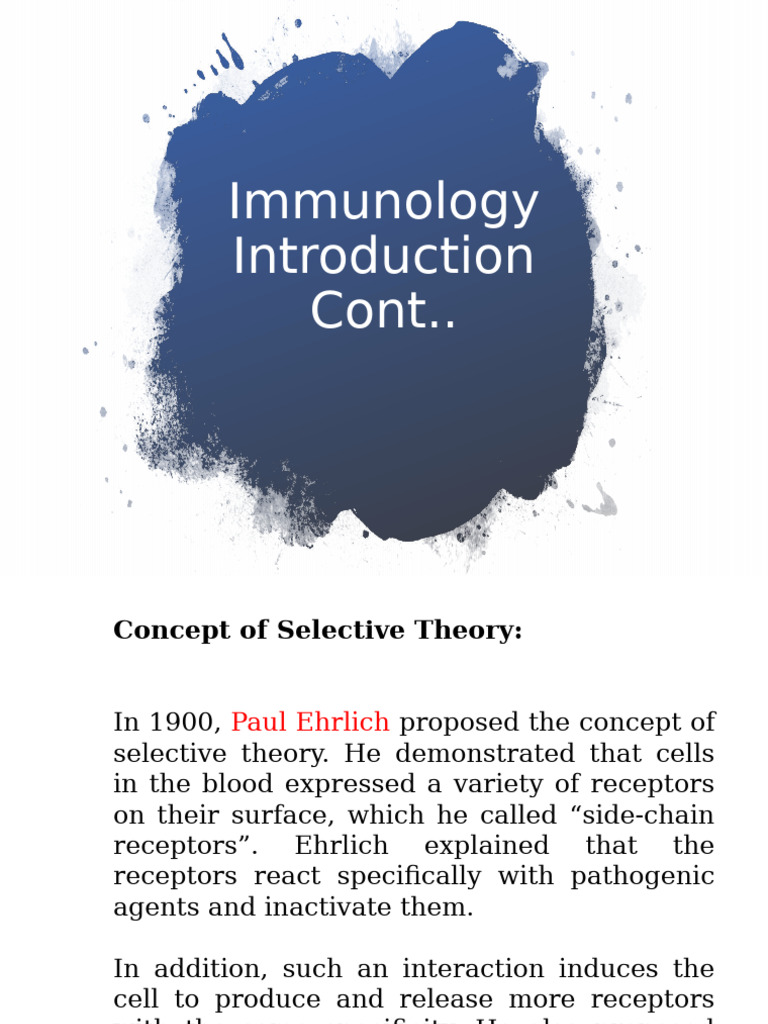 Overview of Immunology Concepts | PDF | Immune System | Innate Immune ...