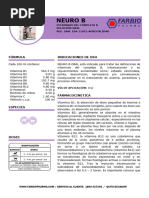 Prospecto Complejo B Forte Ampolla Inyectable de 2 ML Vial de 10 ML ...