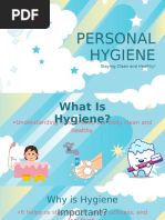 Personal Hygiene Checklist | PDF | Hygiene | Toothbrush