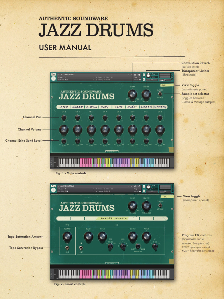 Jazz Drums User Manual Guide | PDF