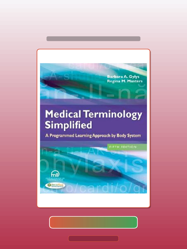 Medical Terminology Simplified A Programmed Learning Approach by Body ...