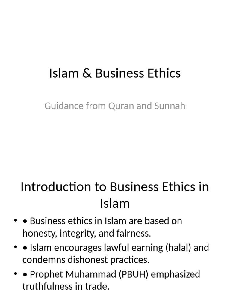 Presentation of Islamic Studies | PDF